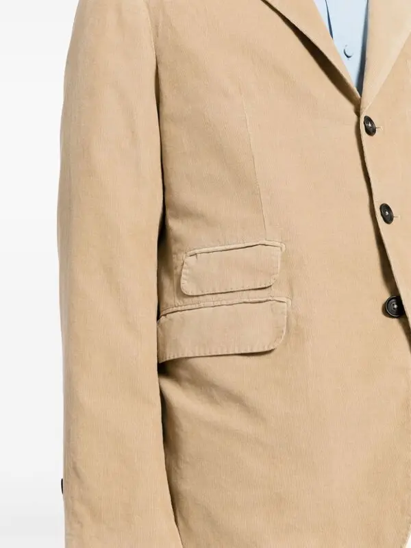 Massimo Alba Corduroy Single-breasted Blazer
