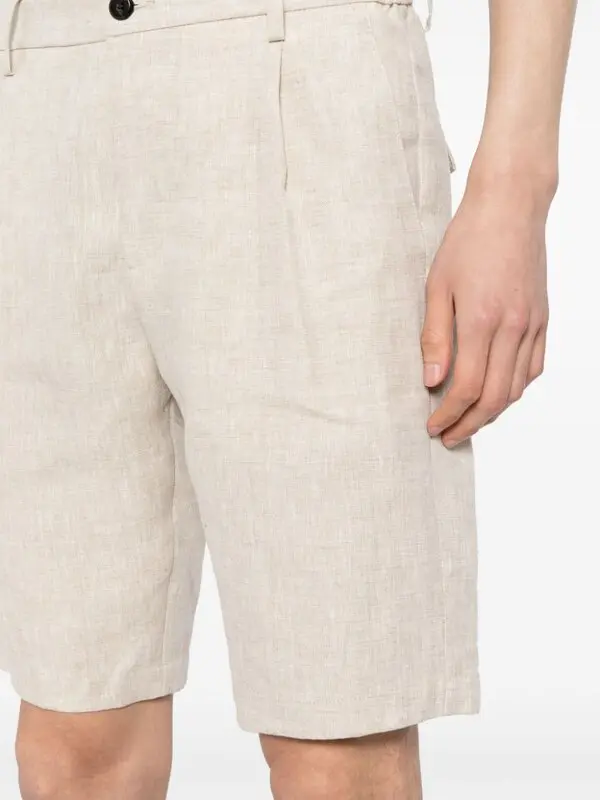 Eleventy Linen Bermuda Shorts