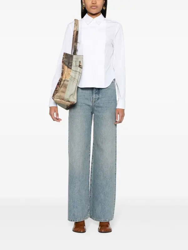 Loewe Pintucking Poplin Shirt - White