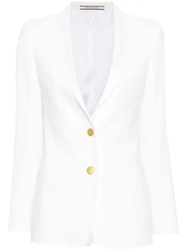 Tagliatore Parigi Single-breasted Blazer - White
