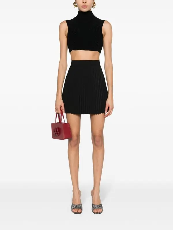 NISSA Mid-rise Pleated Mini Skirt