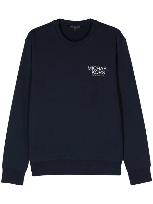 Michael Kors Logo-appliqué Knitted Sweatshirt