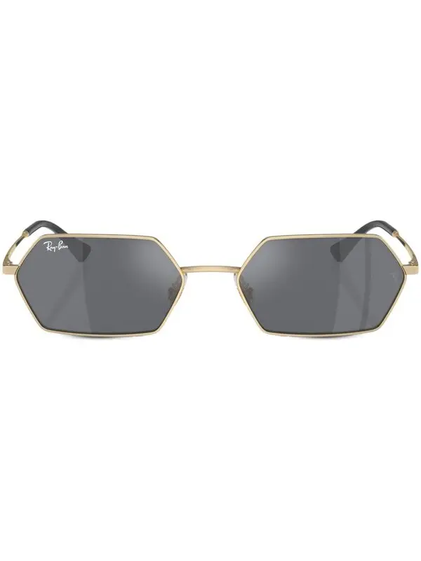 Ray-ban Geometric-frame Sunglasses - Gold