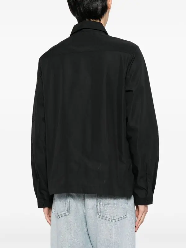Hugo Logo-appliqué Shirt Jacket - Black