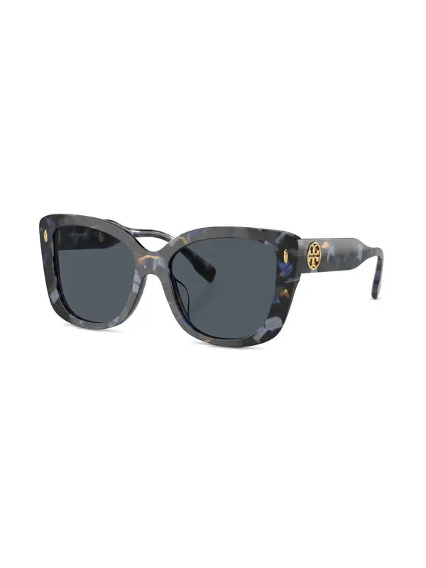 Tory Burch Oversized Sunglasses - Blue Tortoise