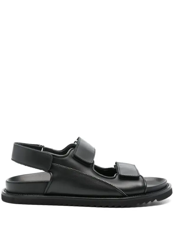 DOUCAL'S Double-strap Leather Sandals
