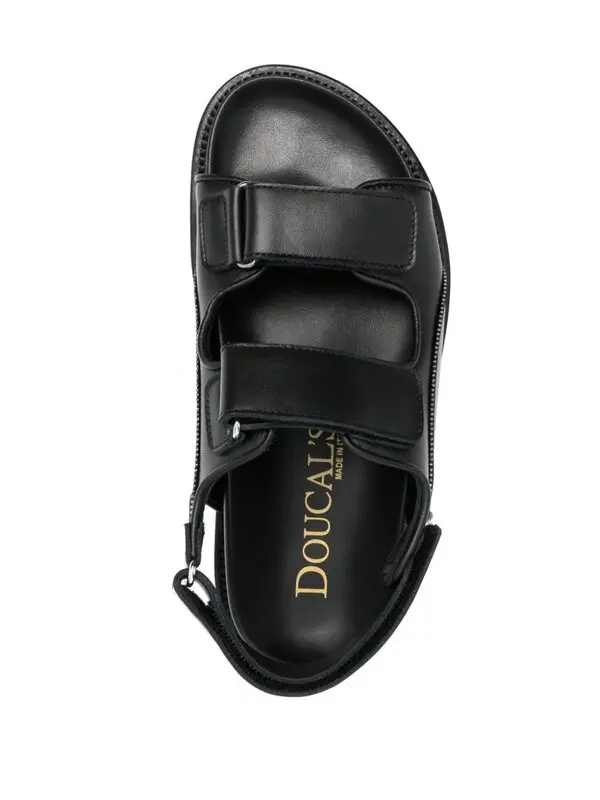 DOUCAL'S Double-strap Leather Sandals