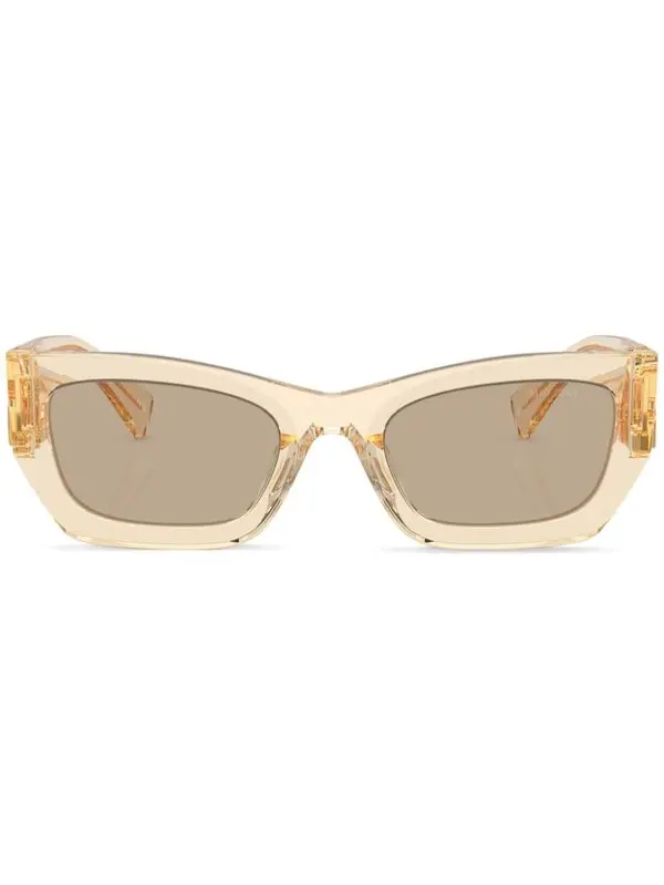 Miu Miu Square Frame Sunglasses - Neutrals
