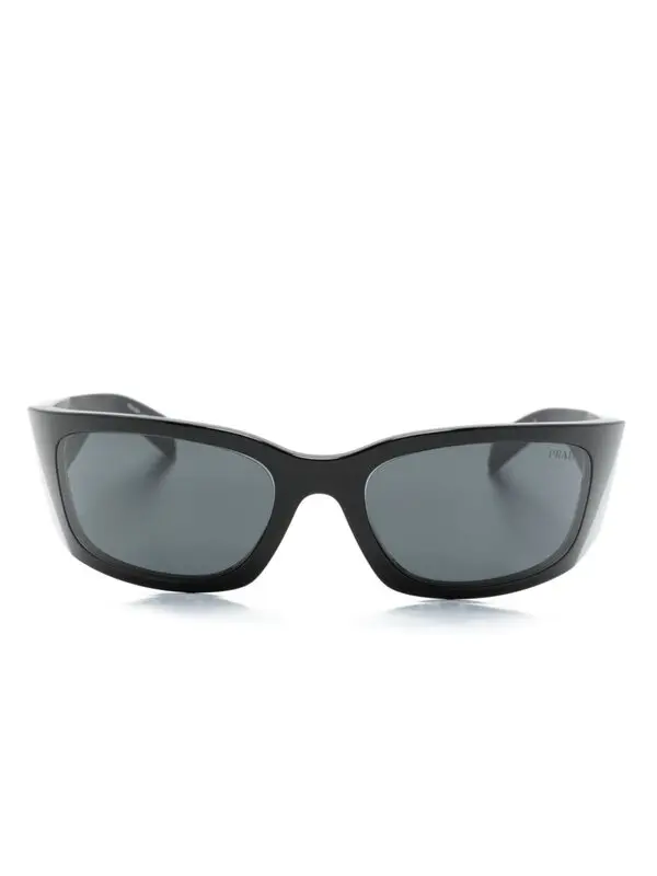 Prada 0pra19s Rectangle-frame Sunglasses - Black
