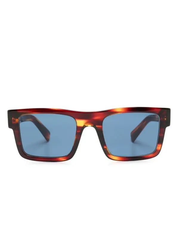 Prada Tortoiseshell Square-frame Sunglasses - Brown