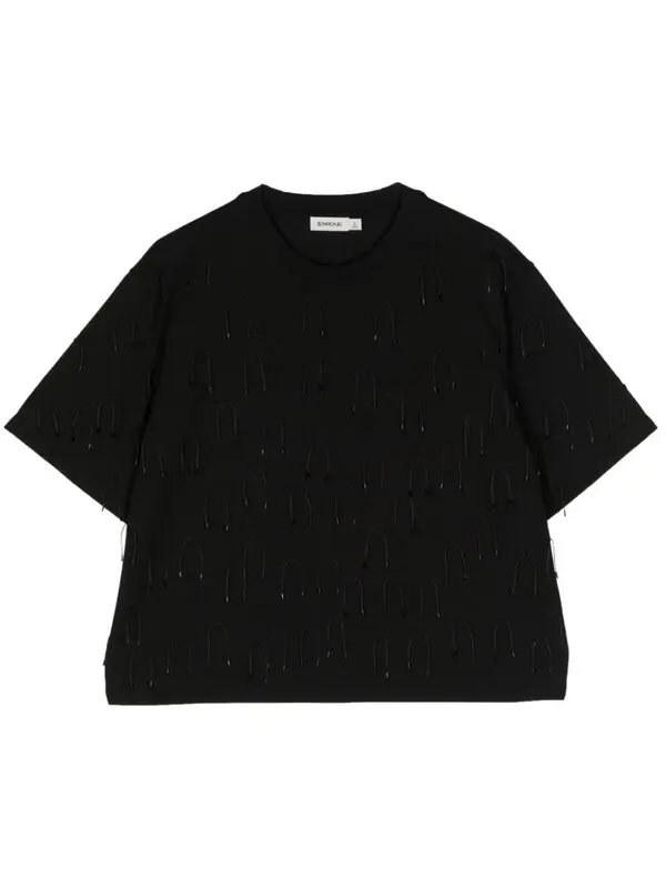 Simkhai Amaru Appliqué T-shirt - Black