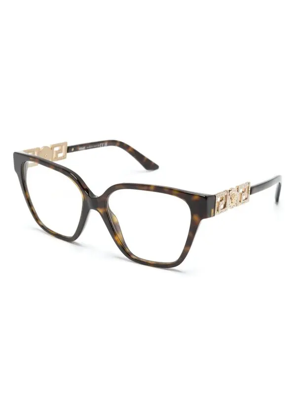 Versace Greca Square-frame Eyeglasses