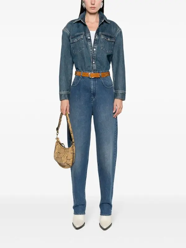 Isabel Marant Étoile Corsysr Wide Leg Denim Jeans