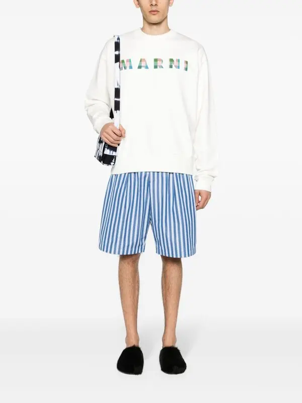 Marni Logo-print Cotton Sweatshirt