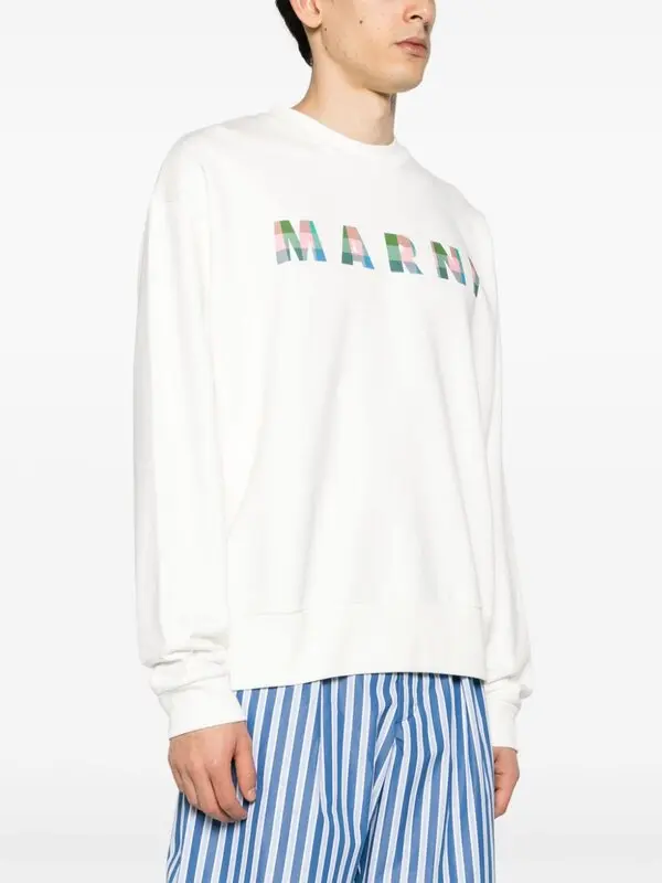 Marni Logo-print Cotton Sweatshirt