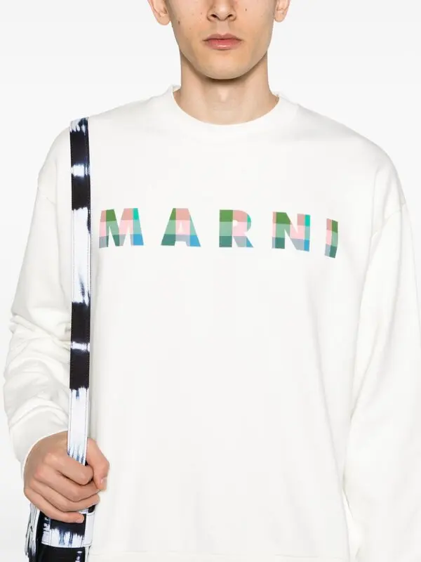 Marni Logo-print Cotton Sweatshirt
