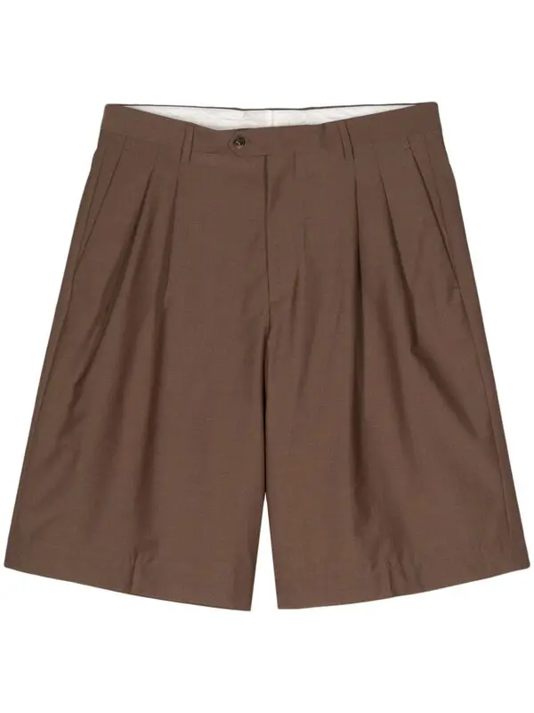 LARDINI Pleated Tailored Shorts