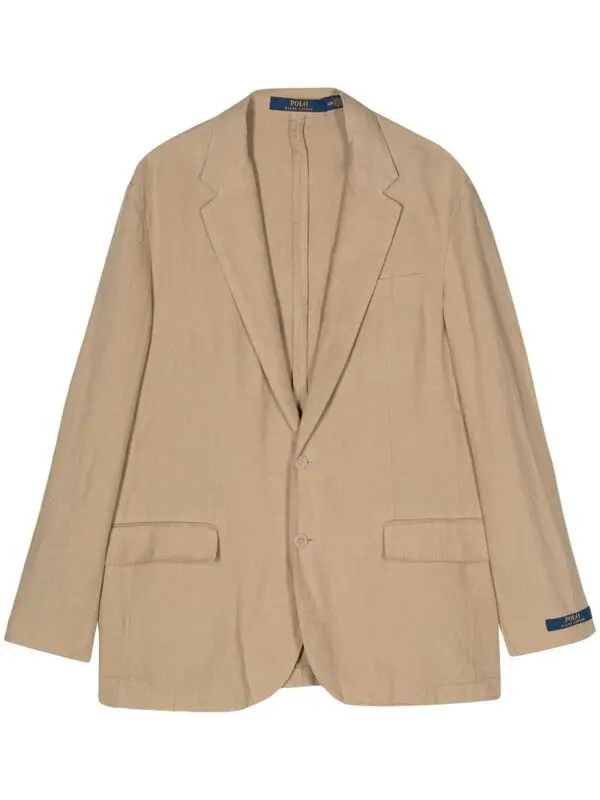 Polo Ralph Lauren Single-breasted Linen Blazer