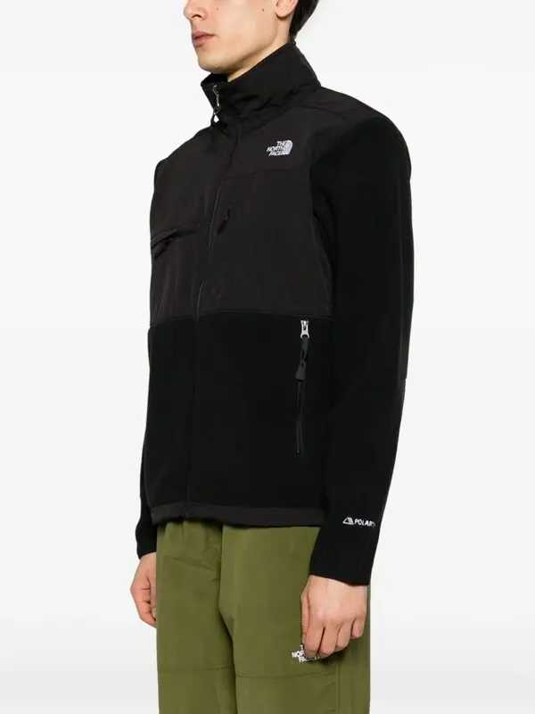 The North Face Logo-print Fleece Jacket - Black