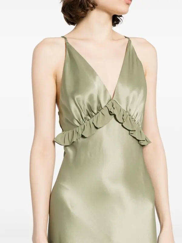 reformation madrigal satin dress Reformation | Dresses | Reformation Madrigal Satin Dress In Artichoke