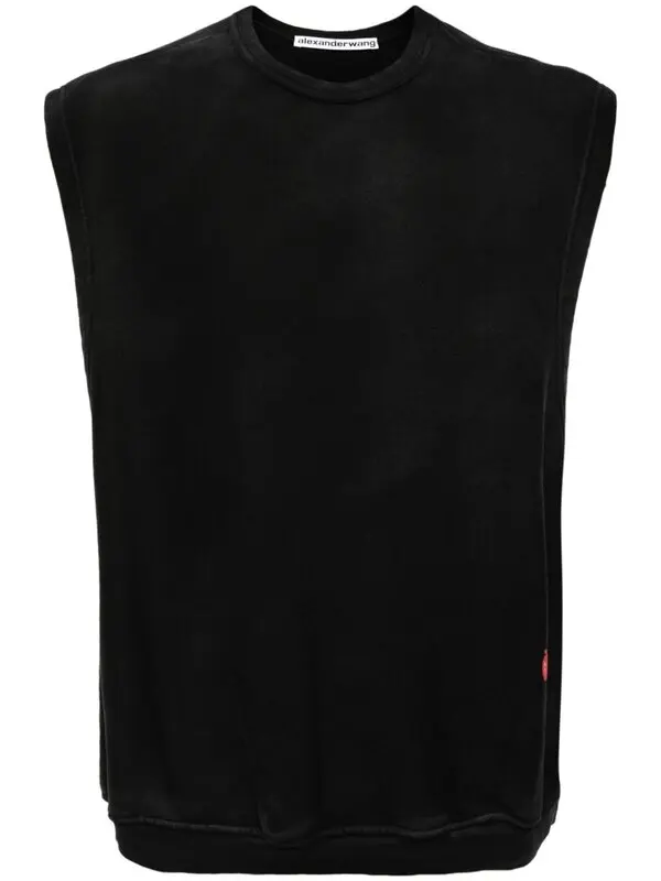 Alexander Wang Logo-print Sleeveless Jumper