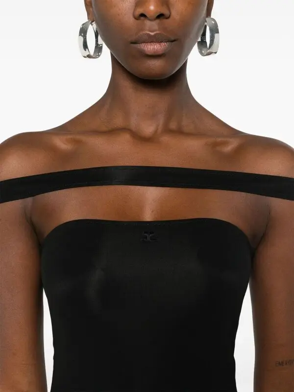 COURREGES Hyperbole Off-shoulder Top