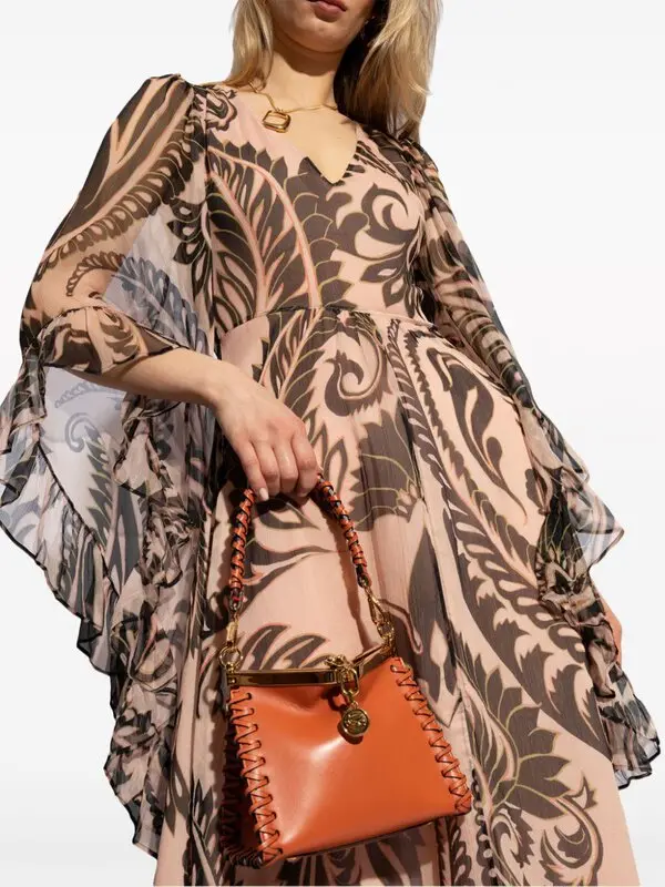 Etro Small Vela Shoulder Bag - Brown