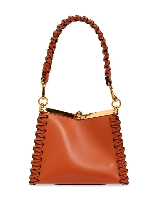 Etro Small Vela Shoulder Bag - Brown