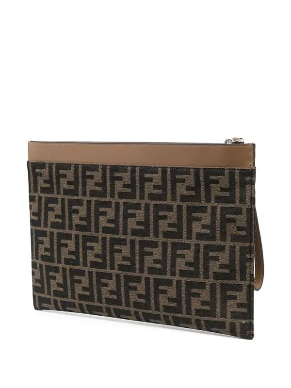 Fendi Monogram-pattern Clutch