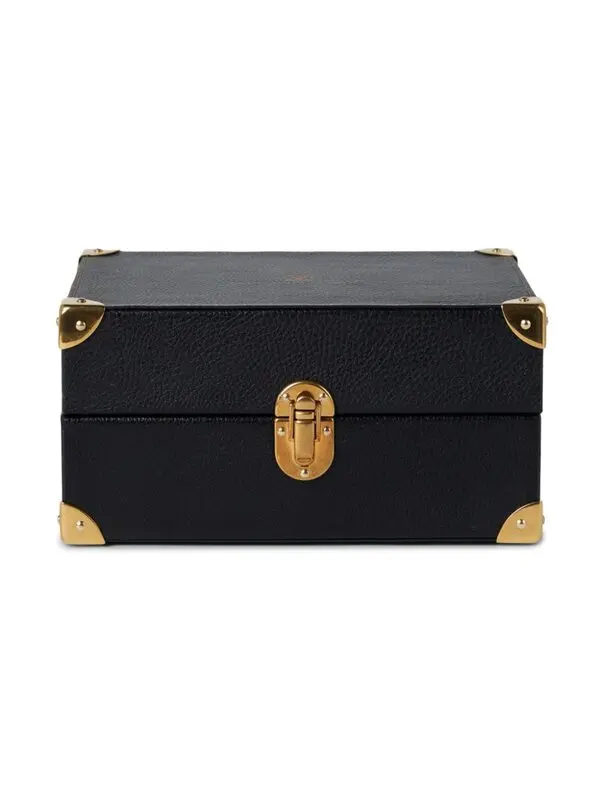 Brunello Cucinelli Eight-watch Leather Case - Black