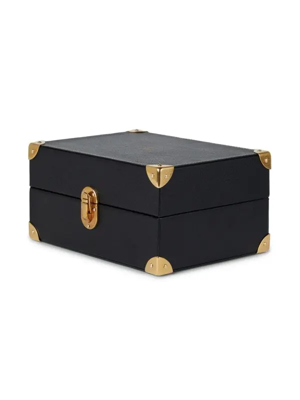 Brunello Cucinelli Eight-watch Leather Case - Black
