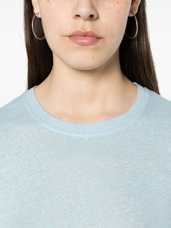 IRO PARIS Third Linen T-shirt - Blue