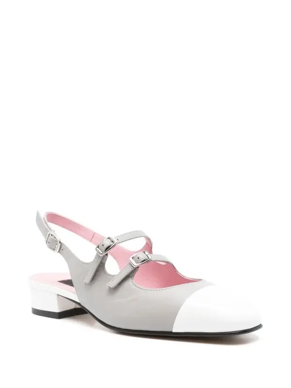CAREL Abricot Leather Pumps