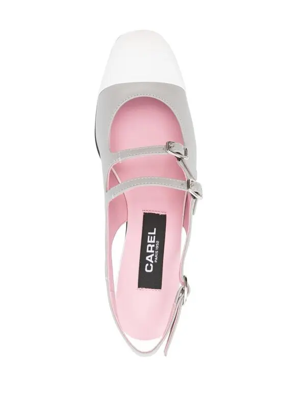 CAREL Abricot Leather Pumps