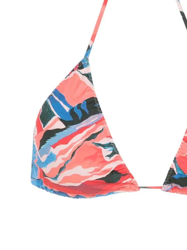 CLUBE BOSSA Aava Graphic-print Bikini Top - Multicolour