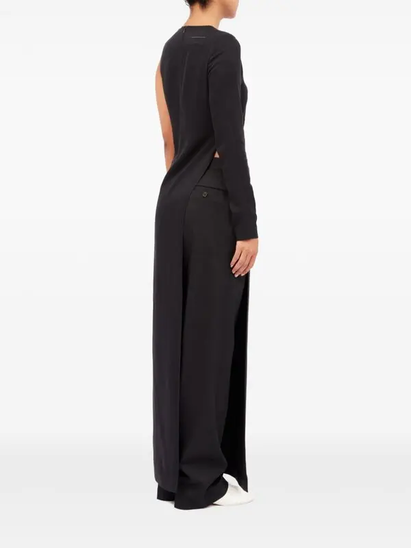 MAISON MARGIELA Pintucked One-shoulder Blouse