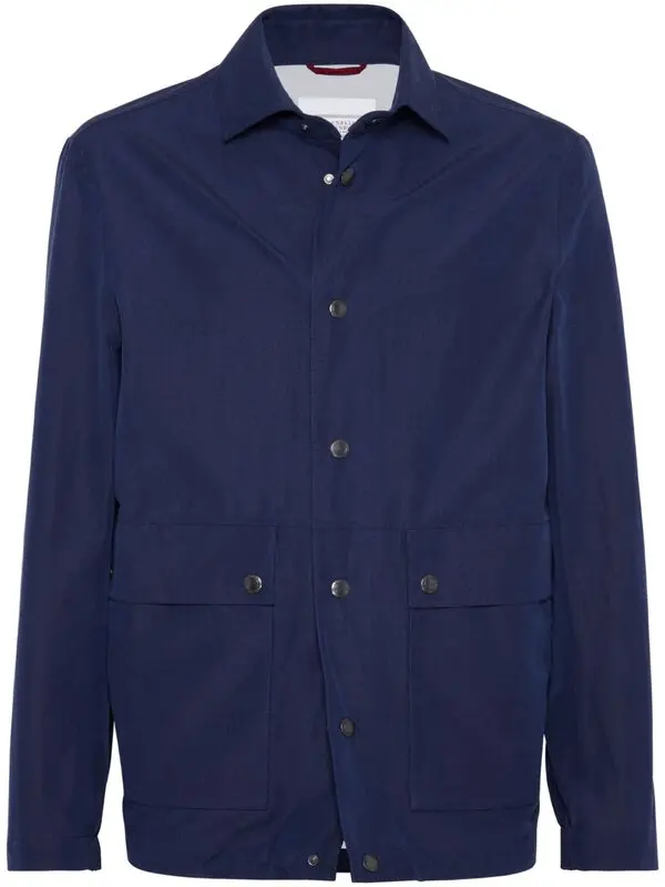 Brunello Cucinelli Linen-silk Shirt Jacket