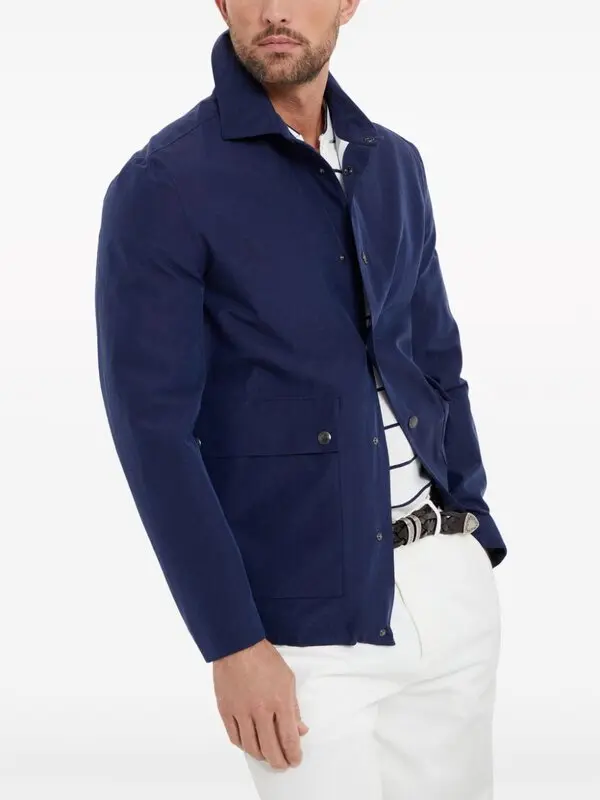 Brunello Cucinelli Linen-silk Shirt Jacket