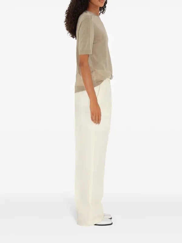 Burberry Fine-knit Wool Top - Neutrals