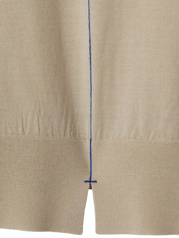 Burberry Fine-knit Wool Top - Neutrals
