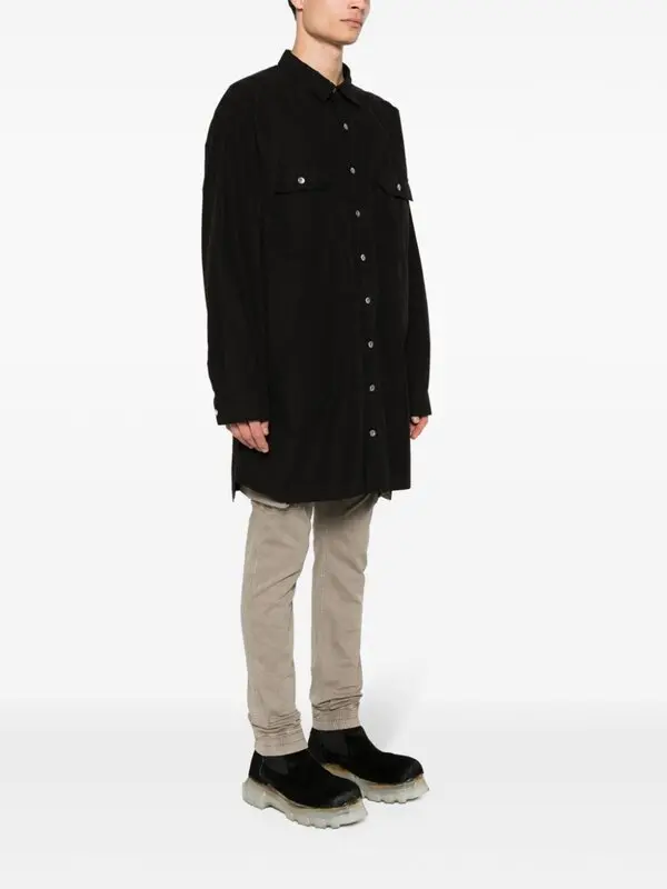 Rick Owens Long-sleeve Cotton Shirt