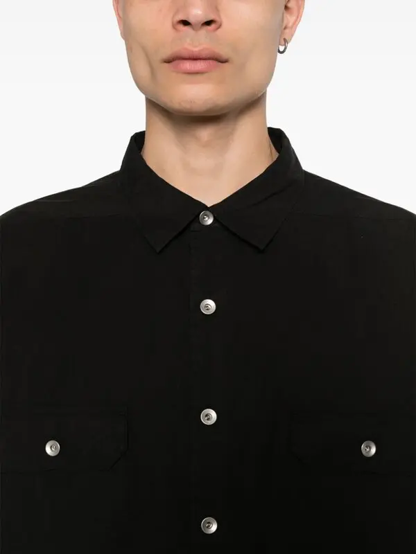 Rick Owens Long-sleeve Cotton Shirt