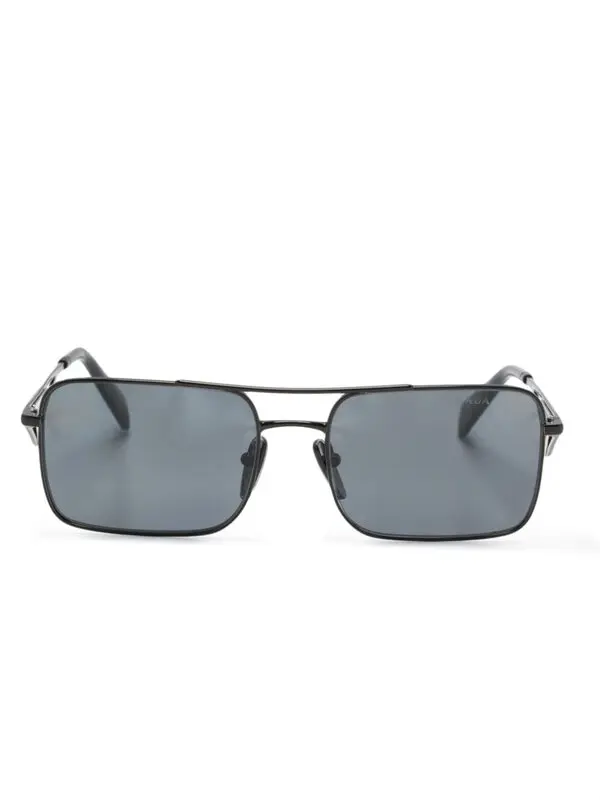 Prada Rectangle-frame Sunglasses - Black