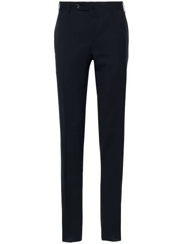 PT TORINO Mid-rise Slim-fit Trousers - Blue
