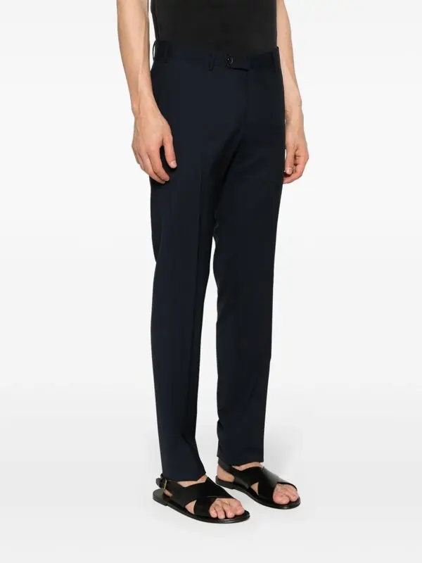 PT TORINO Mid-rise Slim-fit Trousers - Blue