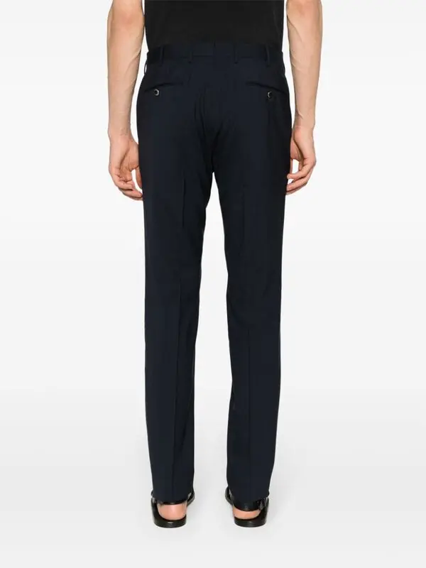 PT TORINO Mid-rise Slim-fit Trousers - Blue