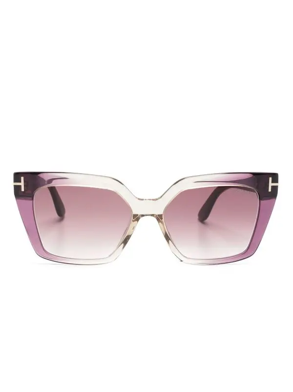 TOM FORD Square-frame Ombré-effect Sunglasses