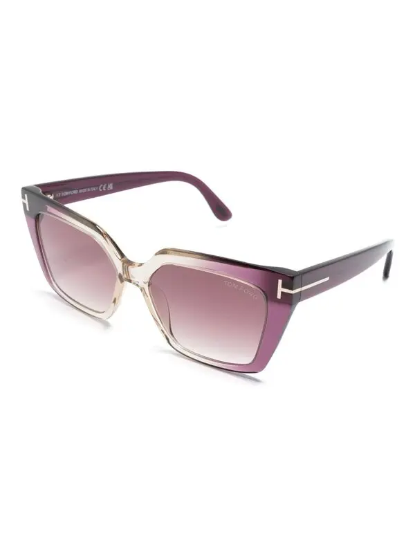 TOM FORD Square-frame Ombré-effect Sunglasses