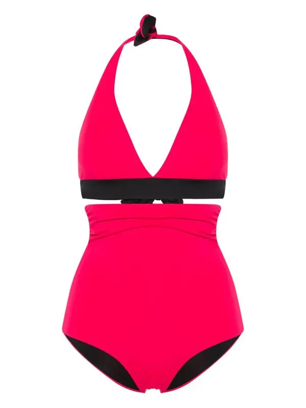 Chiara Boni La Petite Robe Triangle-cup High-waisted Bikini - Pink
