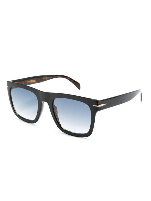 DB EYEWEAR BY DAVID BECKHAM Flat Square Frame Sunglasses